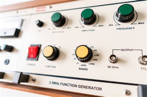 Premium Photo Analog Function Generator Table In Electronic