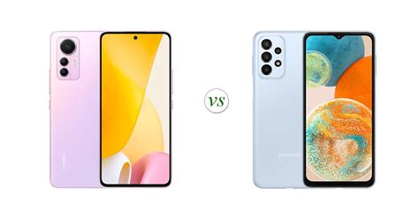 Xiaomi 12 Lite Vs Samsung Galaxy A23 5g Side By Side Specs Comparison