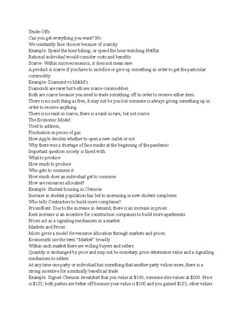 Econ 8 29 Srijan Banerjee Trade Offs Can You Get Everything You Want No We Constantly