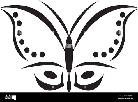Butterfly Icon Logo Vector Design Illustration Stock Vector Image