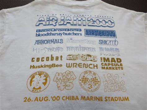 【中古】airjam 2000 レア Tシャツ Mpizza Of Death Hi Standard Cocobat Mad