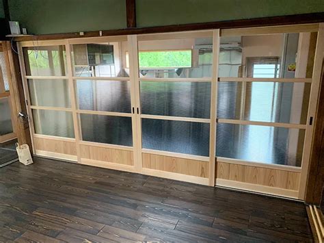 障子ガラス障子施工実績株式会社香貴建具