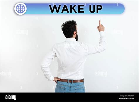 Handwriting Text Wake Up Word For An Instance Of A Person Waking Up Or Being Woken Up Rise Up