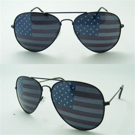 New Aviator Sunglasses American Flag Fashion Stars And Stripes