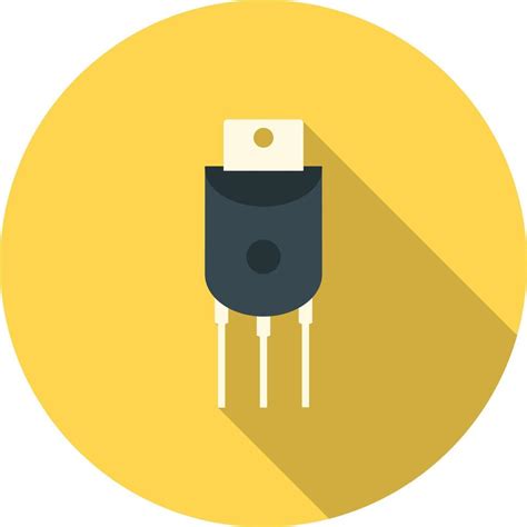 Nand Gate Flat Long Shadow Icon 11236287 Vector Art At Vecteezy