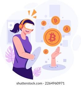 Exploring Meta Verse World Flat Illustration Stock Vector Royalty Free Shutterstock