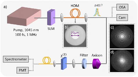 A Experimental Setup Comprising A 1045 Nm Ultrashort Pulse Pump