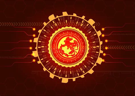 High Tech Digital Technology Network Abstract Technology Background Hi Tech Communication