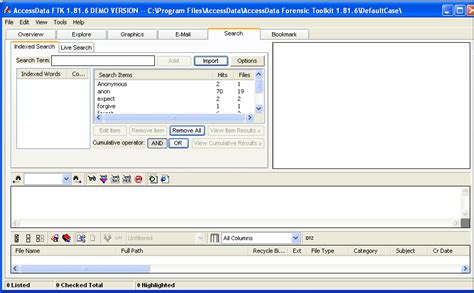 CNIT 121 Project 15 Using FTK 25 Pts