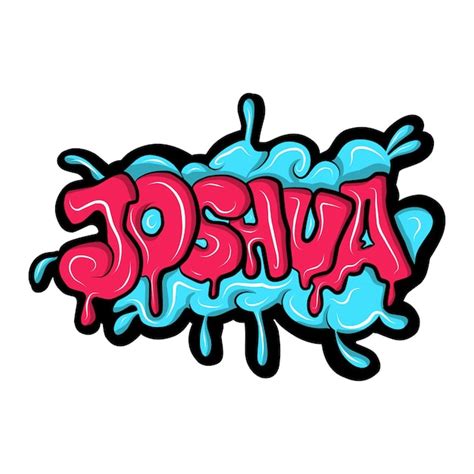 Nomes De Graffiti Com Design Desenhado à Mão Vetor Premium