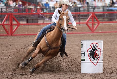 The Rodeo Womens Barrel Racing Cheyenne Frontier Days