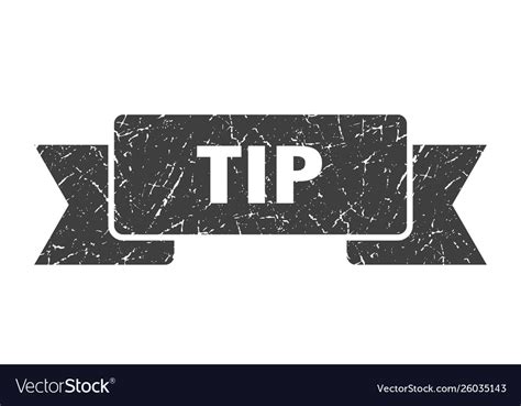 Tip Royalty Free Vector Image Vectorstock