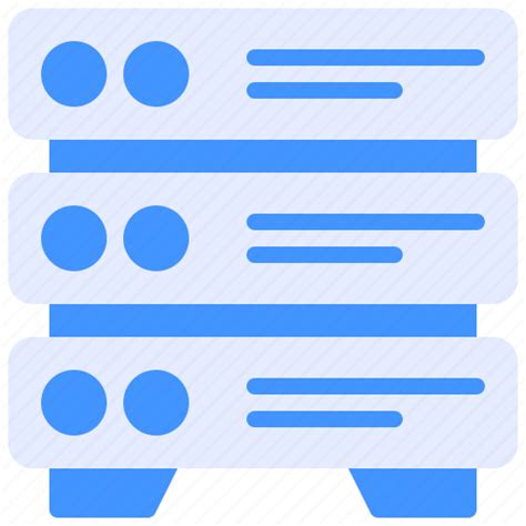 Data Database Hosting Server Storage Icon