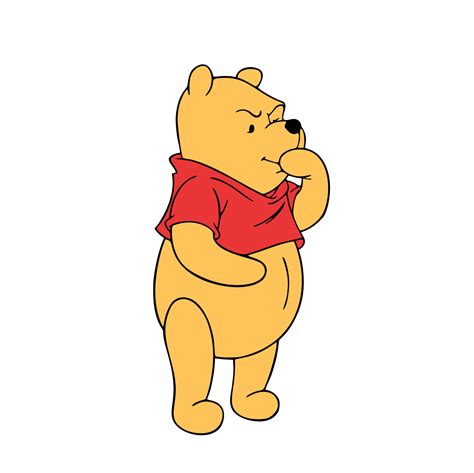Winnie The Pooh Cutteness 21722690 Vector Art At Vecteezy