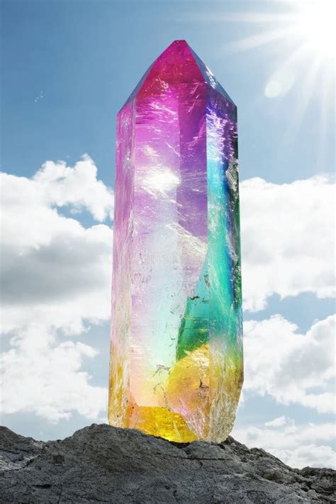 Futuristic Designs Featuring Prismatic Structures With Abstract Crystal Patterns That Reflect