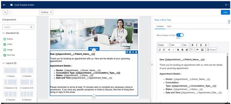 send lightning email template with salesforce flows