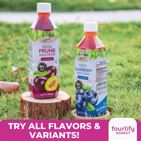 Nawon 100 Blueberry Juice Drink 500ml Fourtify Inc