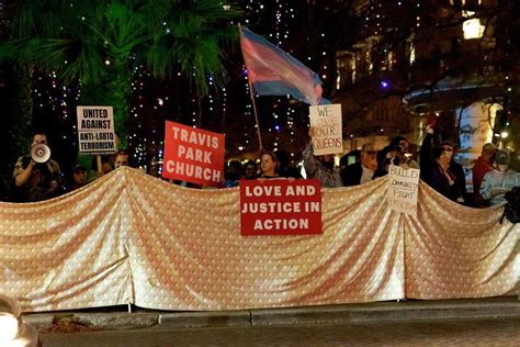 San Antonio Drag Show Protests Counter Protests Get Heated