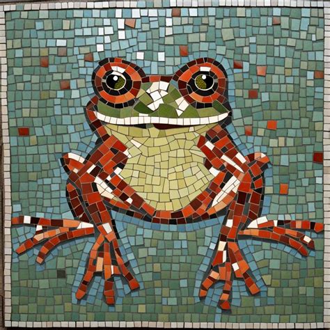 Small Mosaic Patterns Frog