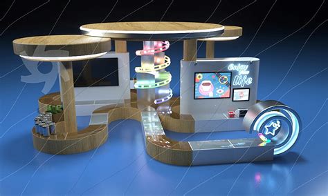 果汁宣传售卖展台空间展陈设计小白酷欧原创作品 站酷zcool