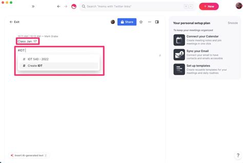 Mem Note Taking Learning Aloud