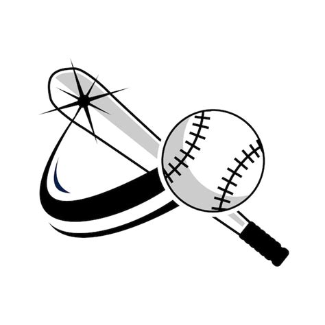 Premium Vector Vector Illustrations Of Flying Softball With Movement