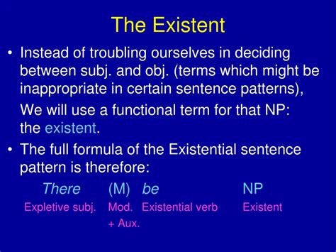 Ppt Unveiling Existential Sentences Structure And Function