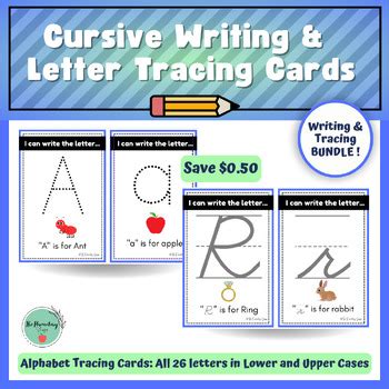 Cursive Writing Letter Tracing BUNDLE By The Elementary Shoppe
