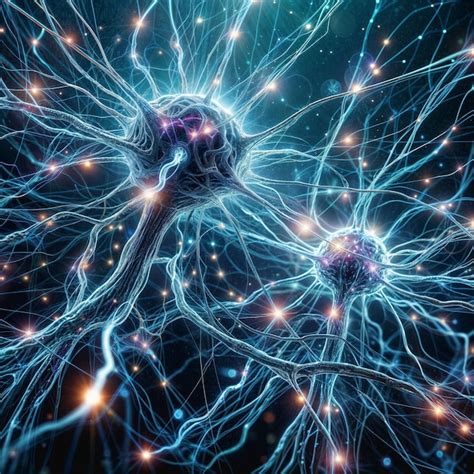 Premium Photo Computer Image Of The Brain Neural Connections