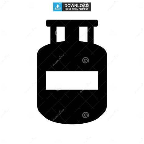 丙烷罐图标或标识孤立符号矢量图 向量例证 插画 包括有 行业 理想 次幂 丁烷 易燃 象素 171603408