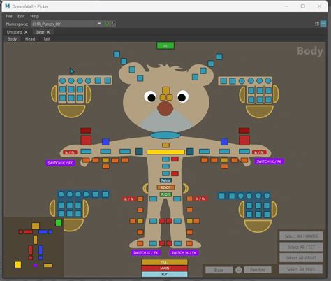Overlay Buttons Dreamwall Picker
