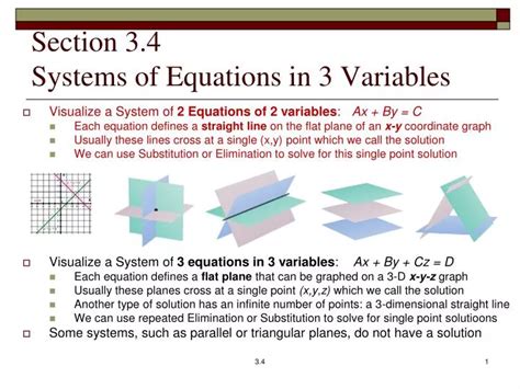 PPT Section Systems Of Equations In Variables PowerPoint Presentation ID