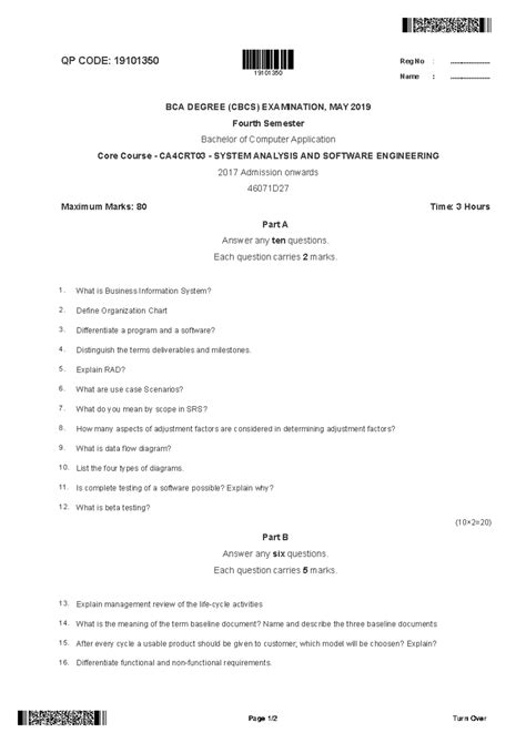 sase2019 sase previous year question paper 2019 mg university qp