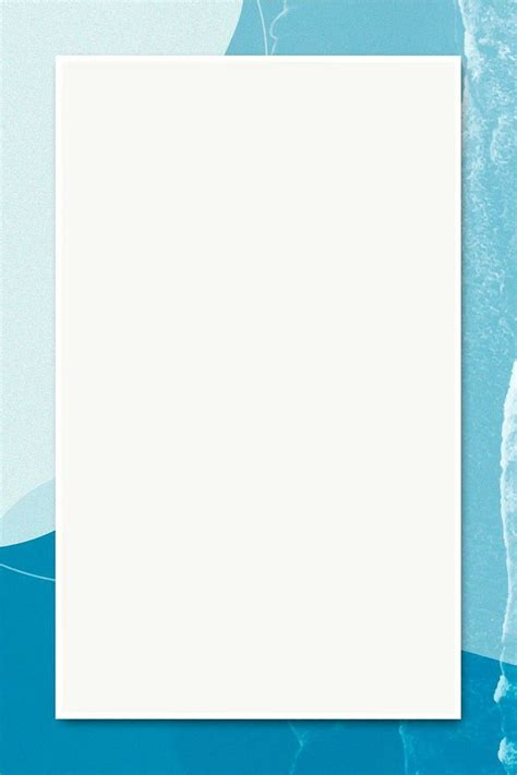 Cute Pastel Blue School Themed Page Border Design Template Templates