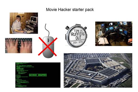 Movie Hacker Starter Pack Rstarterpacks
