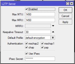 Membuat L2TP VPN Server Di Mikrotik PT Proweb Indonesia