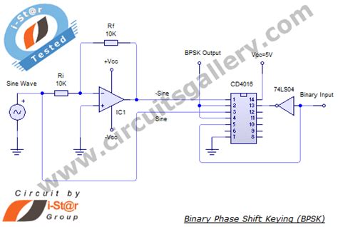 Bpsk Modulation And Demodulation Circuit Circuit Diagram