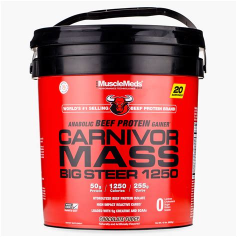 Musclemeds - Carnivor Mass Big Steer - High speed mass gainer - TRUFIT.eu