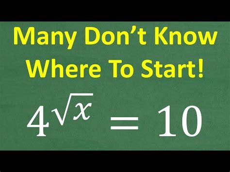 Free Video Solving Exponential Equations With Square Root Exponents From Tabletclass Math