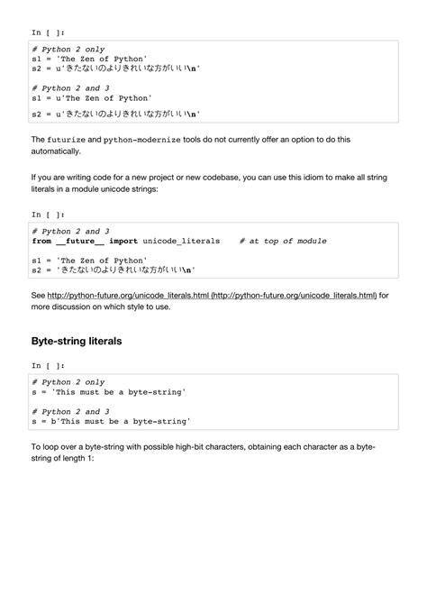 python cheat sheet writing python 2 3 compatible code download