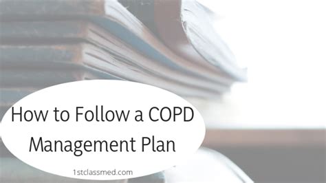 How To Follow A Copd Management Plan Affordable Portable Oxygen