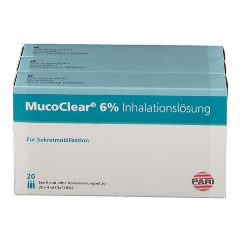 Mucoclear 6 ® Inhalationslösung 60x4 Ml Shop Apotheke