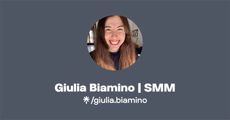 Giulia Biamino Smm Instagram Linktree