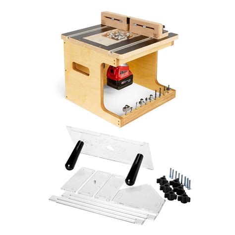 3x3 Custom 6 In 1 Universal Trim Router Jig Km Tools Benchtop Router