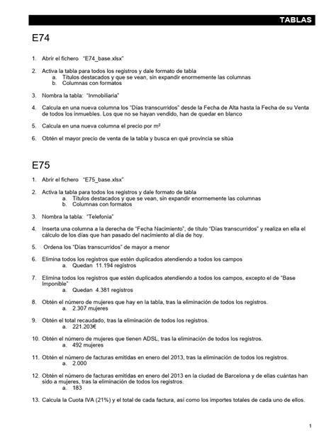 03 Excel Tablas Pdf Informática