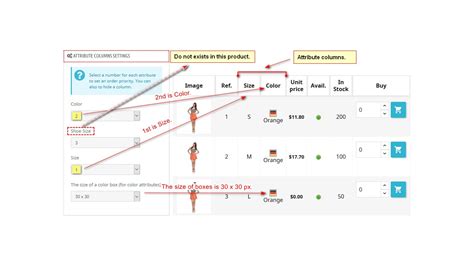 Module Viewing Product Combinations In A Table For PrestaShop 8 1 7 1