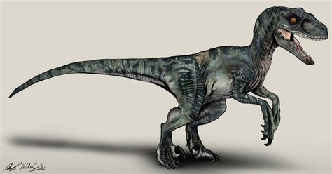 Jurassic World Velociraptor Delta By Nikorex On Deviantart Monstros Clássicos Mundo Jurássico