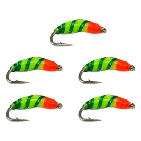 LEURRES DE PÊCHE à la mouche en gel de silice leurres réalistes pêche à