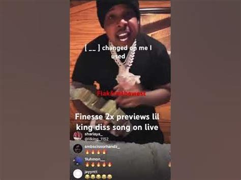 Finesse 2x Previews Lil King Diss Song Rap Viralvideo Hiphop Fng