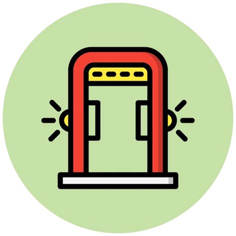 Premium Vector Body Scanner Vector Icon Design Illustration